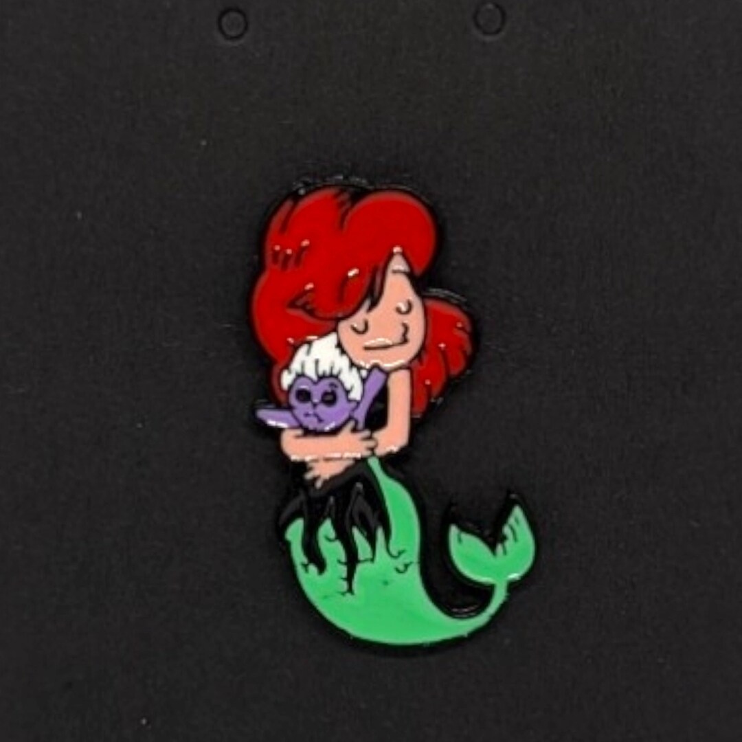 Ariel Hugging Ursula Enamel Pin 67 - Etsy