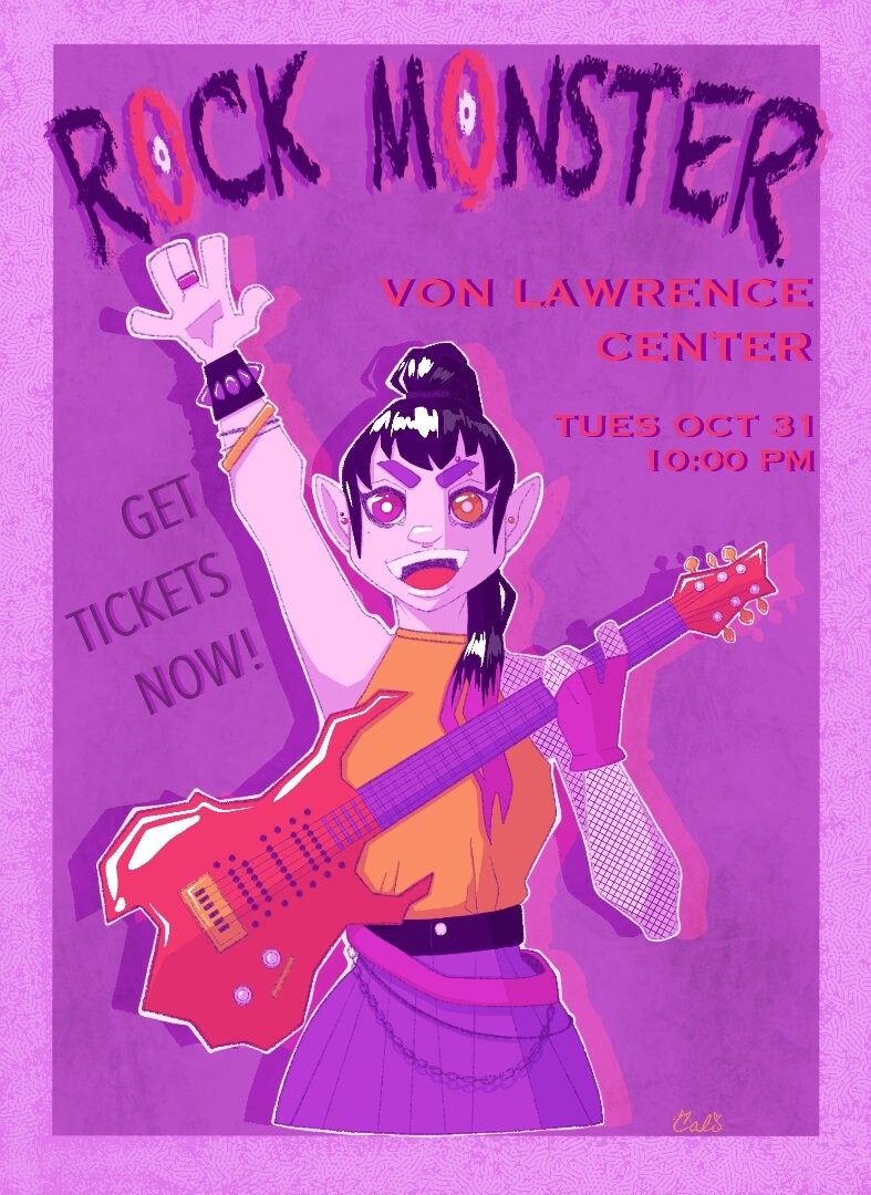 Rockmonster Poster PNG - Etsy