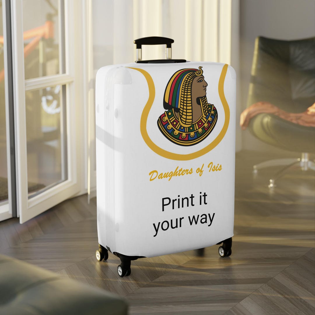DOI Daughters of Isis Luggage Cover - Egyptian Travel Suitcase ...