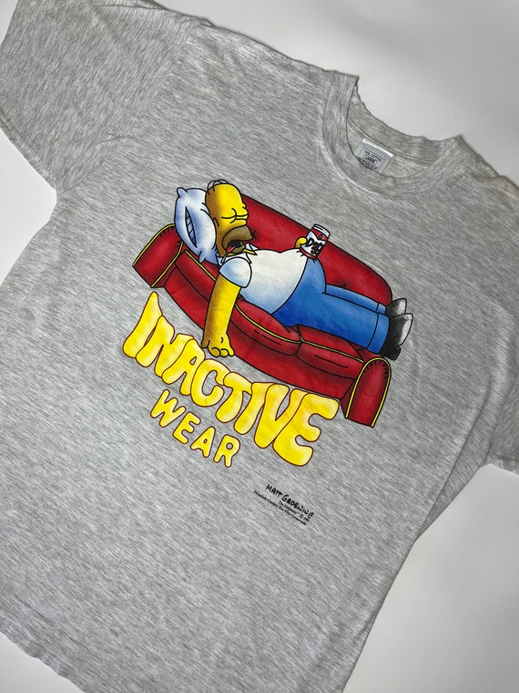 Original Vintage The Simpsons 90s 'Inactive Wear' Gre… - Gem
