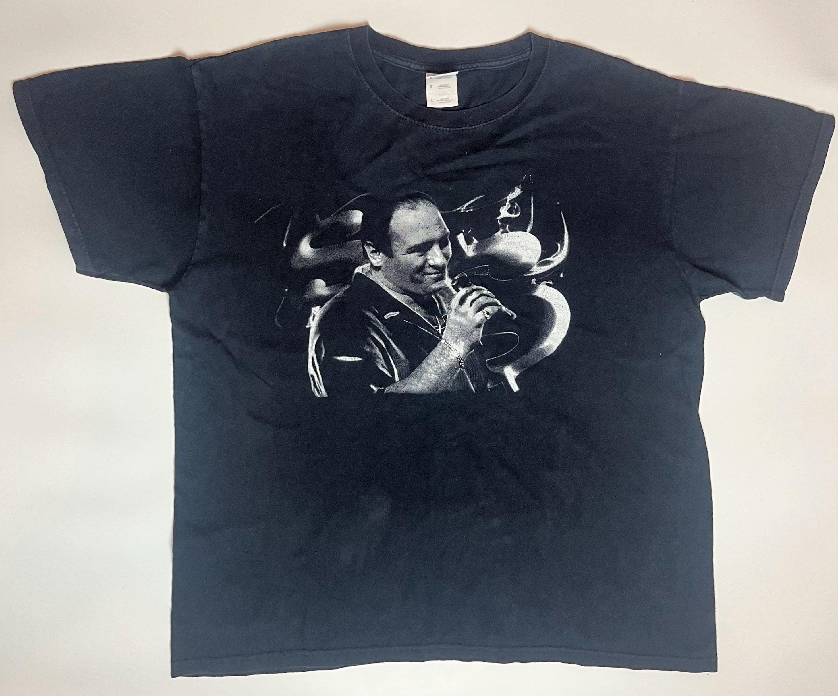 Vintage 00s the Sopranos Tony Soprano James Gandolfini Graphic T-shirt ...