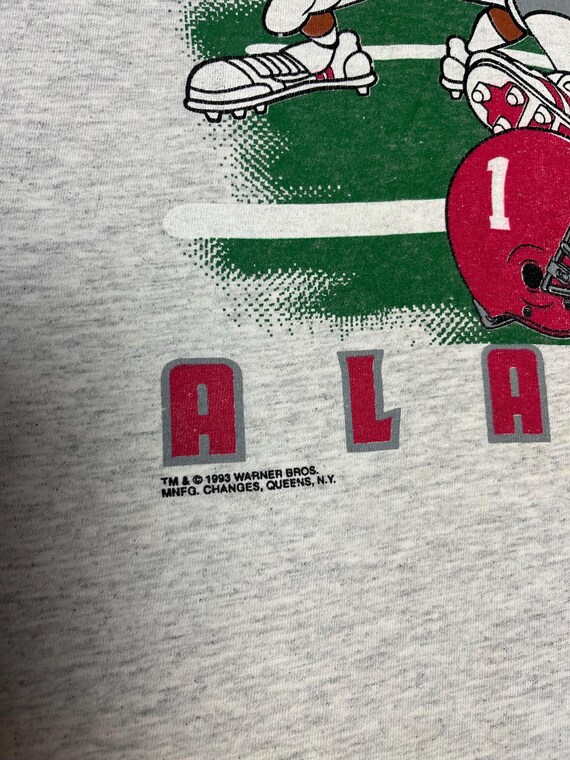 Vintage 1993 Looney Toons University Of Alabama Footb… - Gem