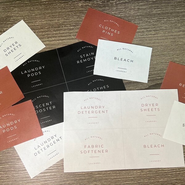 Laundry Labels - Etsy