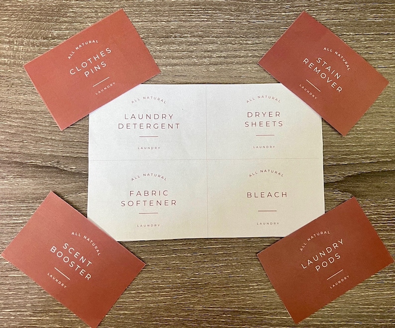 Laundry Room Labels, Editable Labels, Instant Digital Download, Laundry ...