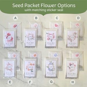 Personalized Seed Packet Bridal Shower Favor Idea for Wedding Favor Let ...