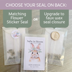 Baby in Bloom Seed Favor Shower Seed Favor for Guest Baby Shower ...