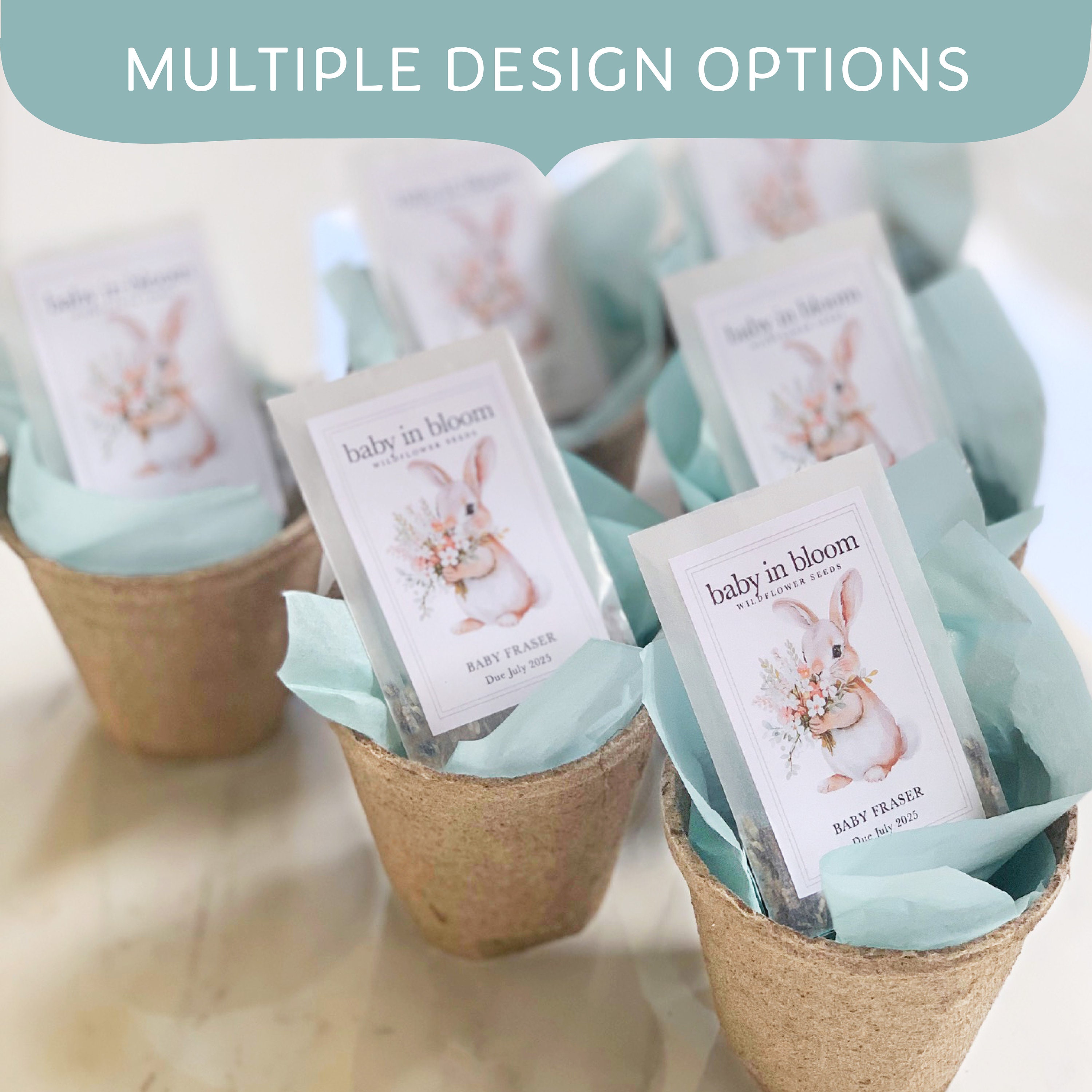 Boy Baby Shower Seed Packet Favor Baby Boy Shower Favor Baby Blooming ...