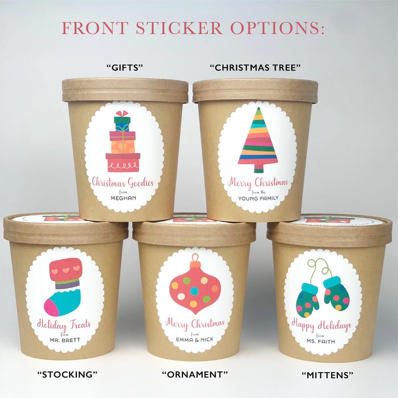 Bulk Christmas Favor Boxes Custom Party Personalized Holiday Packaging ...