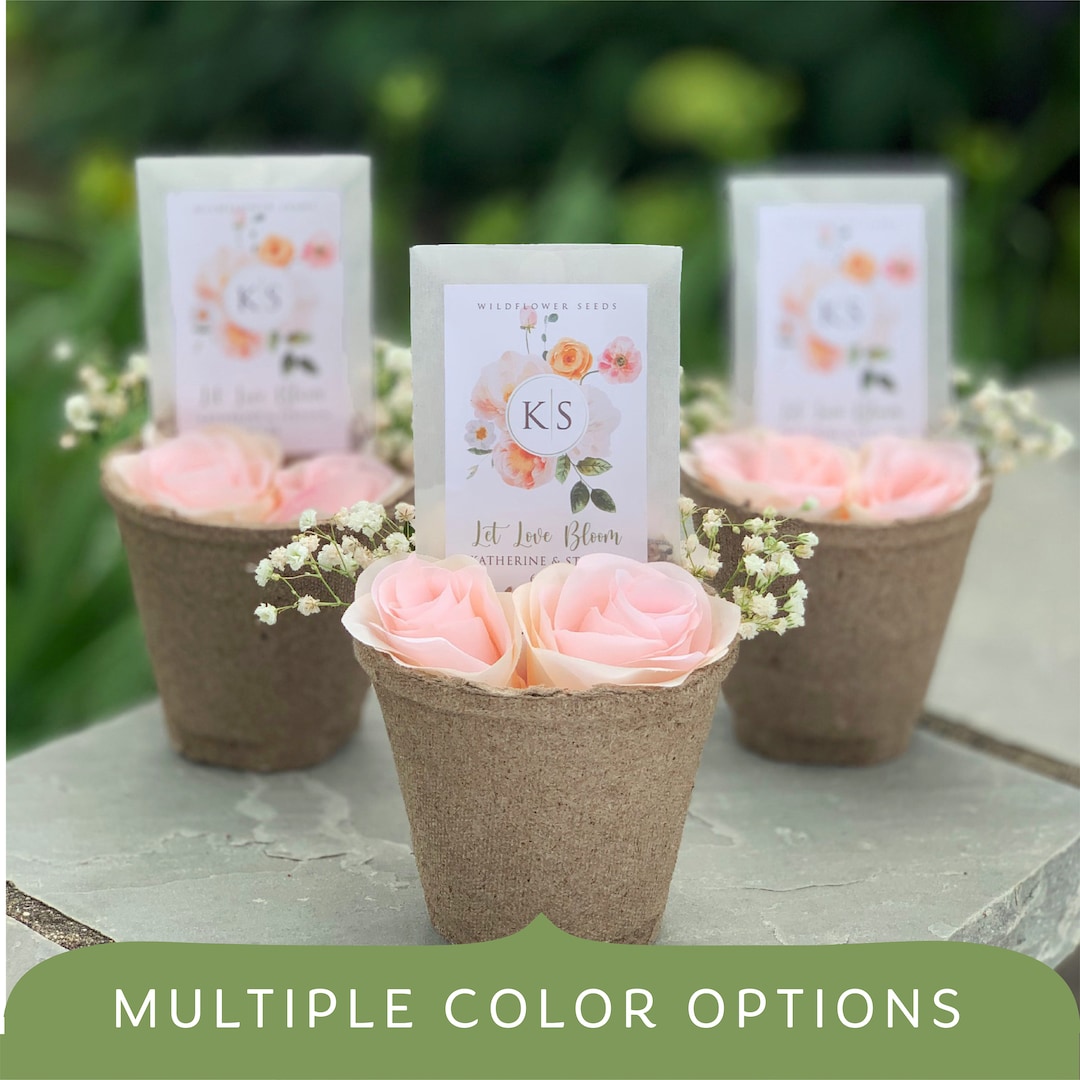 Personalized Seed Packet Bridal Shower Favor Idea for Wedding Favor Let ...
