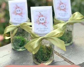 Wedding Seed Packet Favor for Guest Gift Let Love Bloom Seed Favor for ...
