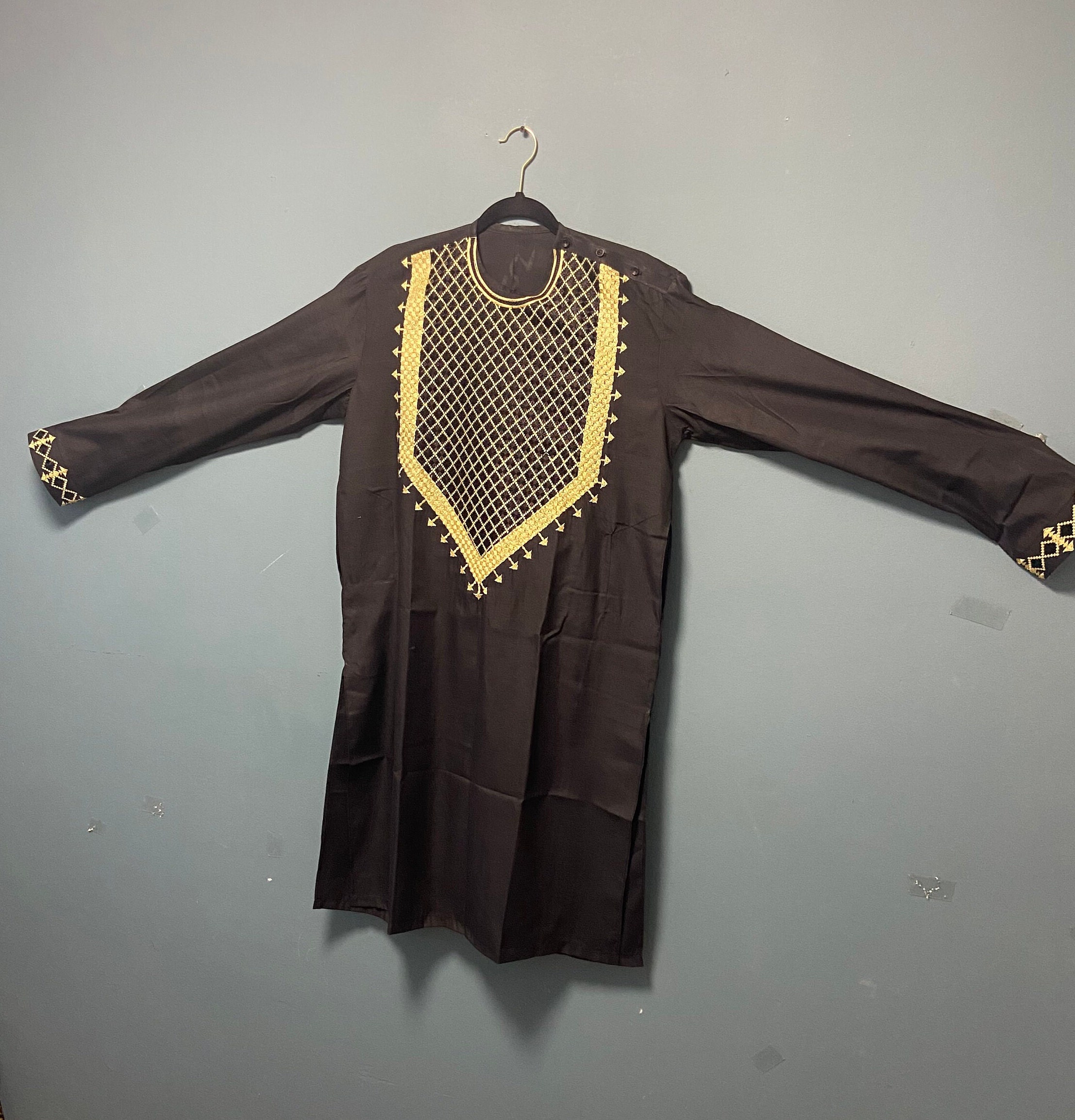 Perahan Tunban Mens Afghan Salwar Kameez Small Medium and Large Black ...