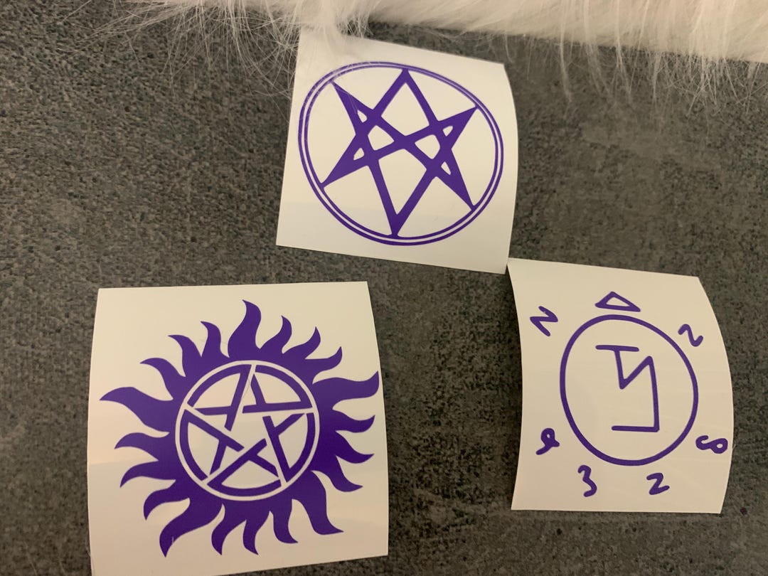Supernatural - Vinyl Sticker (for Outdoor, Cars, Waterbottles, Laptops ...