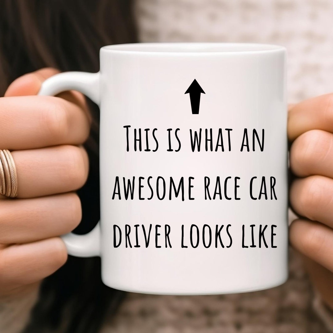 Race Car Driver Mug, Race Car Driver Gift, Gift for Motorsport Driver ...
