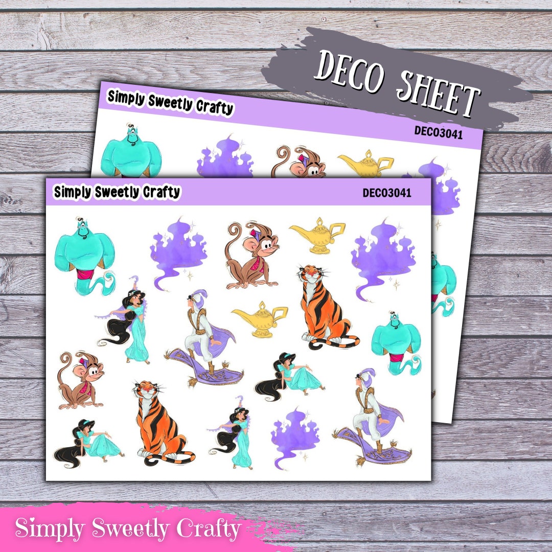 ALADDIN Deco Sheet Planner Stickers - Etsy