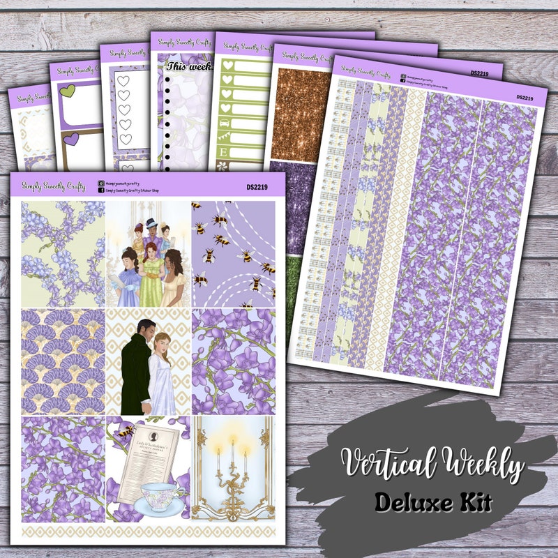 Bridgerton Planner Stickers - Etsy