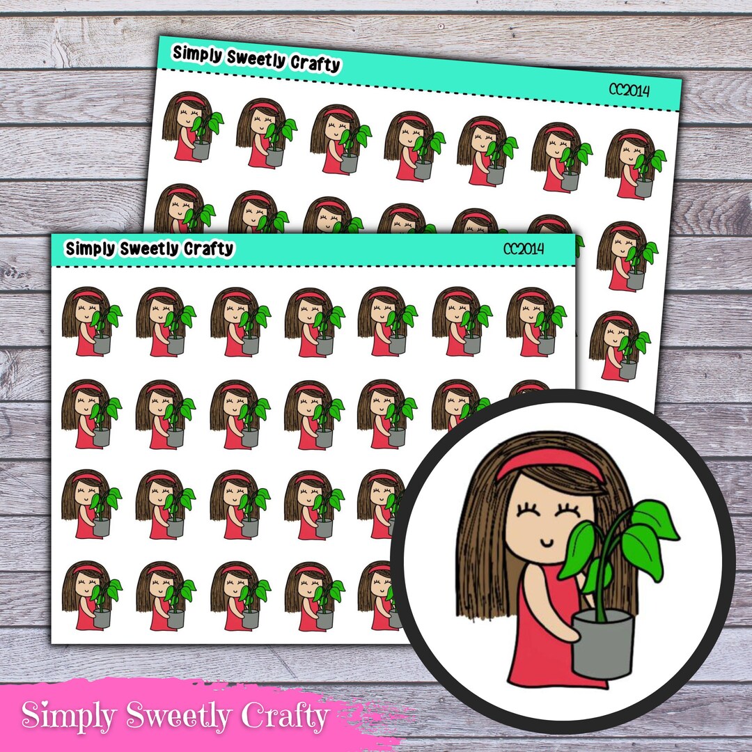 HOUSEPLANT Caroline Planner Stickers - Etsy