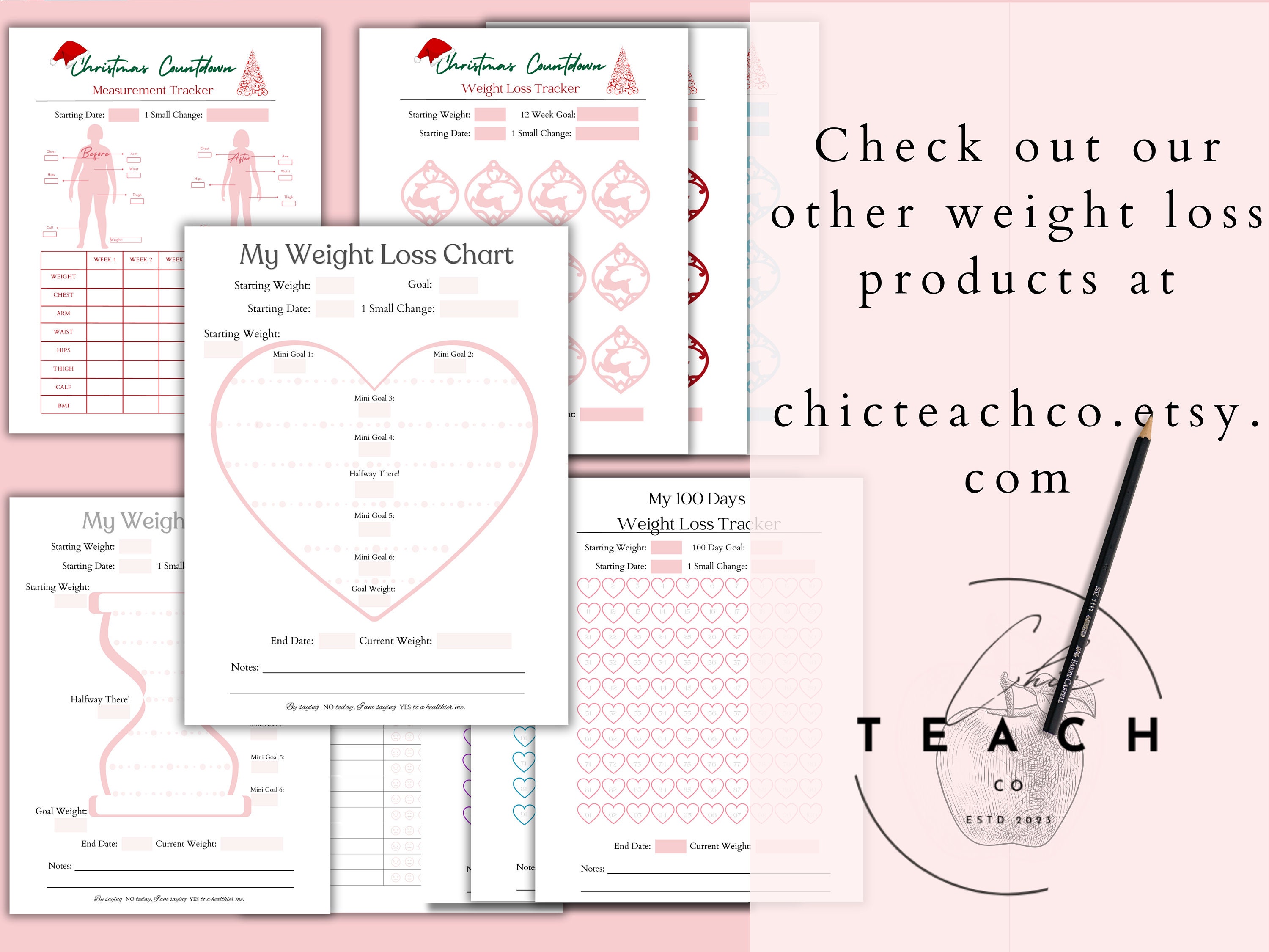 Intermittent Fasting Tracker IF Lifestyle Fasting Challenge Chart ...