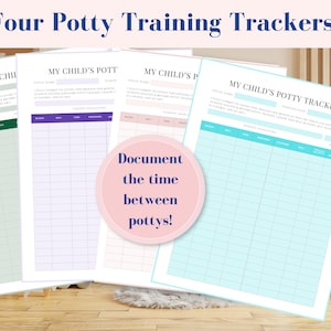 Potty Training Chart Bundle Montessori Potty Chart Boy Printable Girl ...