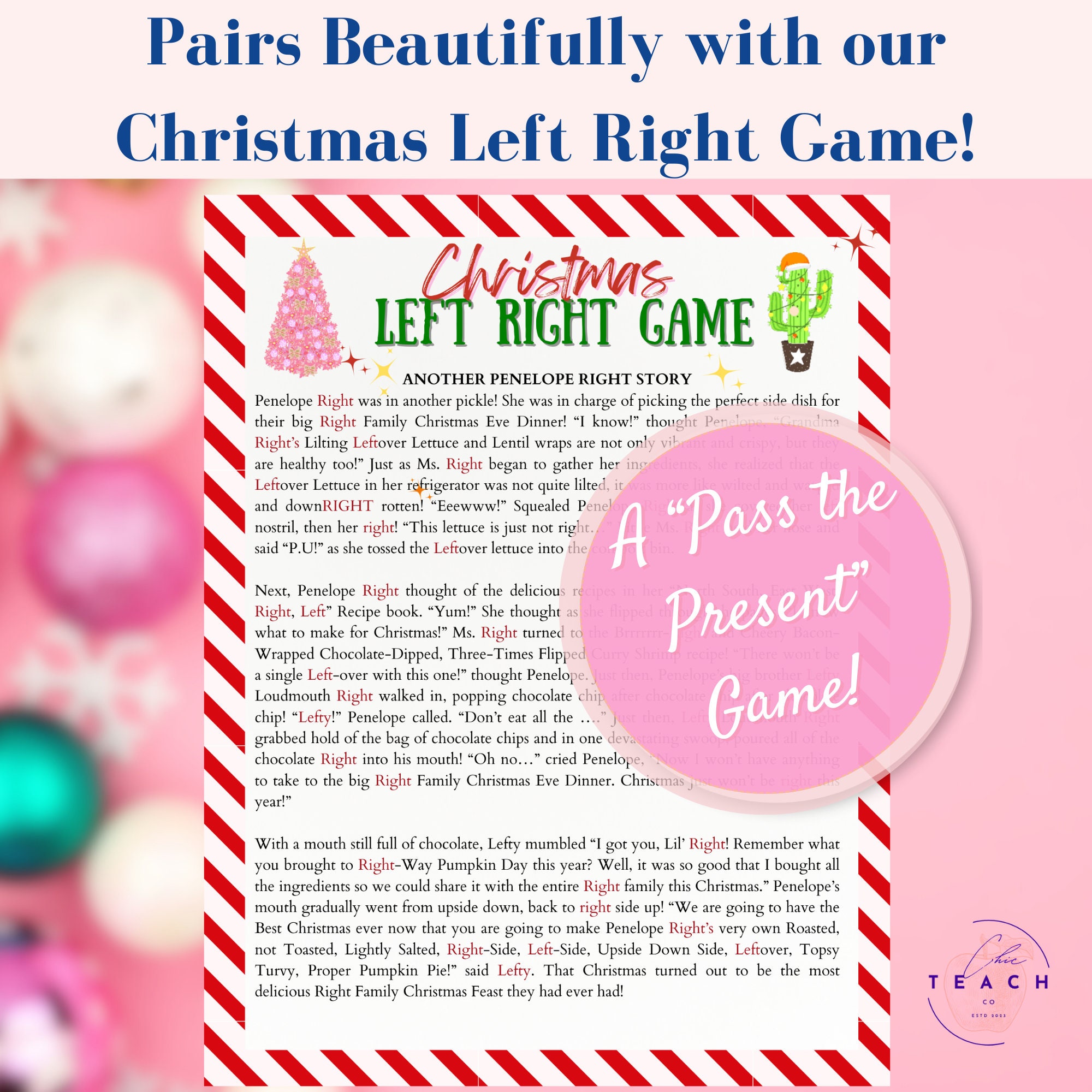 Christmas Mad Lib Kid Christmas Activity Holiday Mad Lib Xmas Game ...