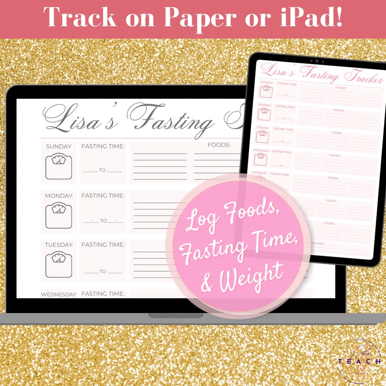 Intermittent Fasting Tracker Personalized Weight Loss Journal IF ...