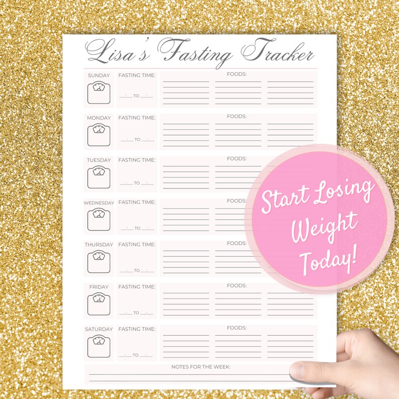 Intermittent Fasting Tracker Personalized Weight Loss Journal IF ...