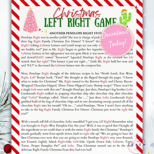 Left Right Game Christmas Activity Kid Pass the Present Group Game ...