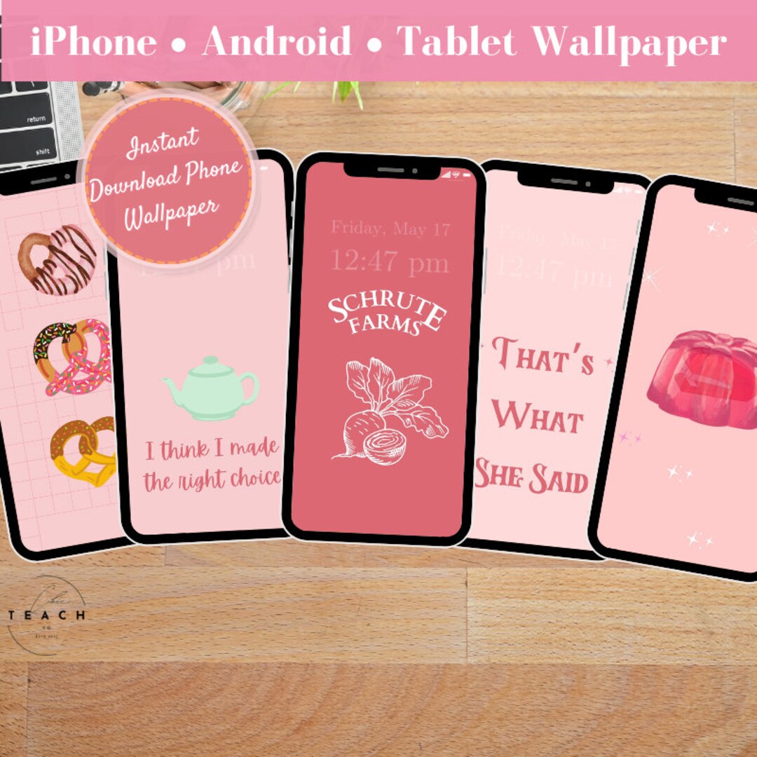 Office Phone Wallpaper the Office Inspired Phone Background iPad ...