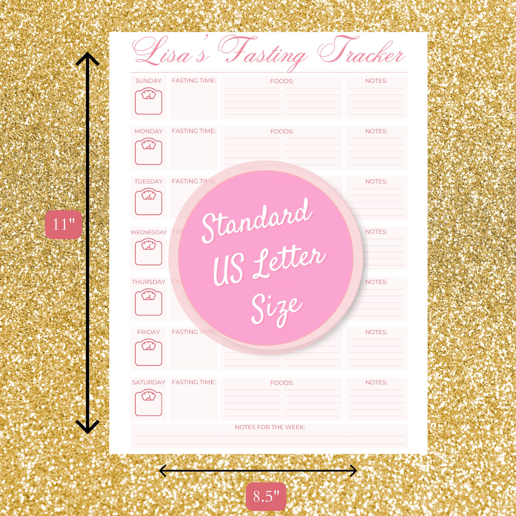 Intermittent Fasting Tracker Personalized Weight Loss Journal IF ...