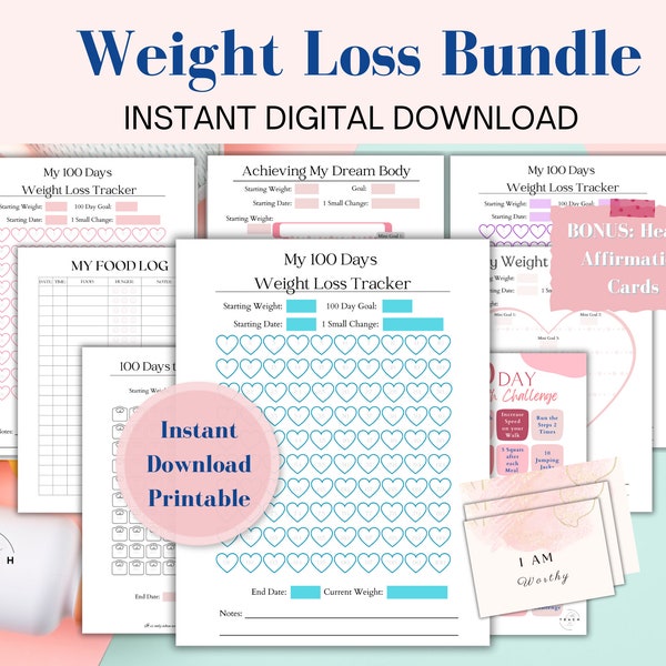 Weight Watchers Food Log Tracker Printable - Etsy