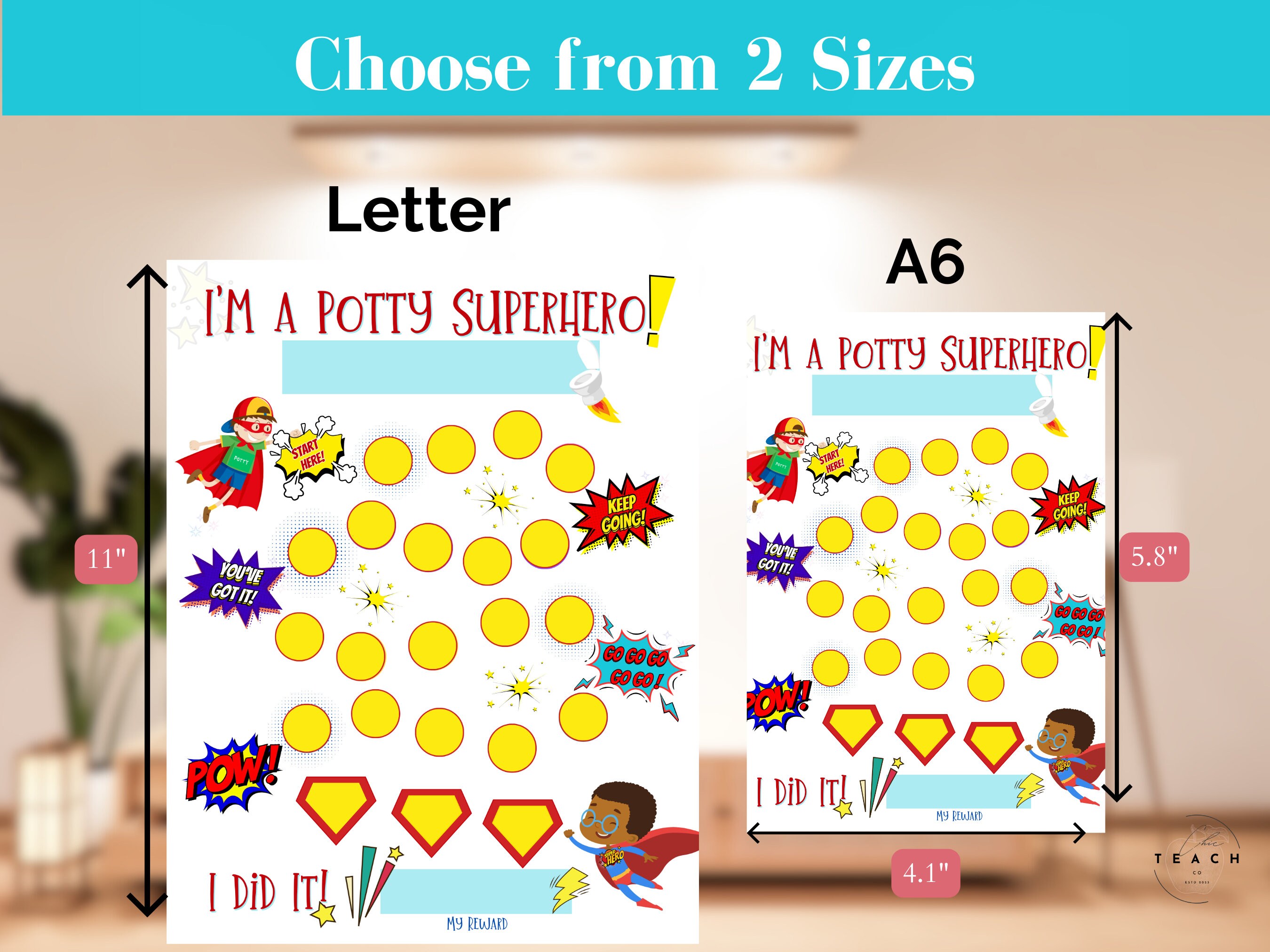 Potty Training Chart Boy Printable Potty Training Chart Superhero Chart ...