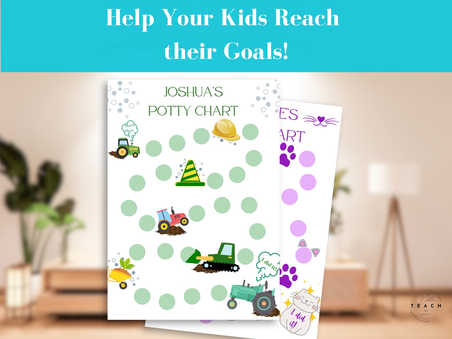 Potty Training Chart Editable Potty Training Chart Printable Montessori ...