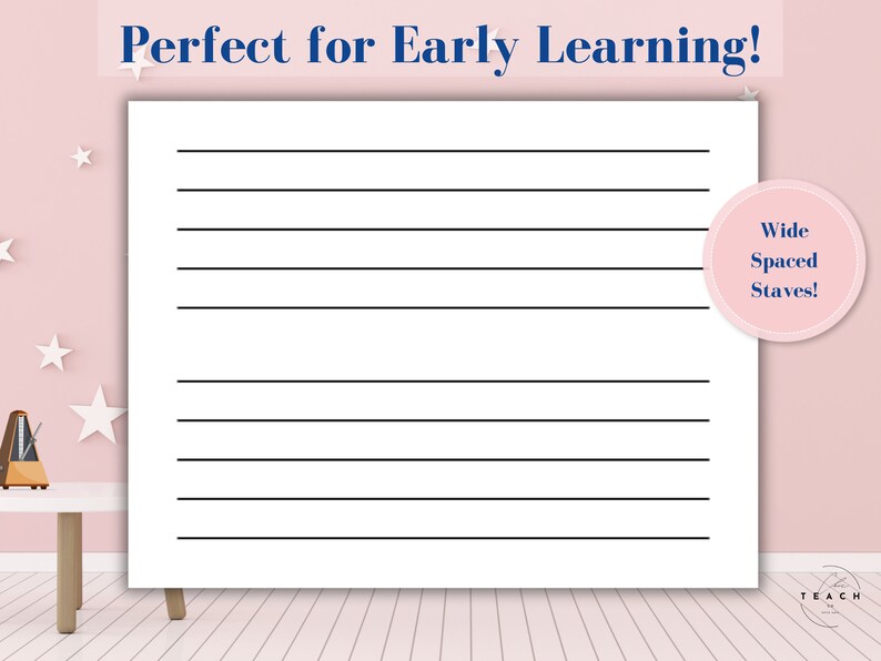 Manuscript Paper Staff Paper Notebook Music Writing Gift Blank Sheet ...