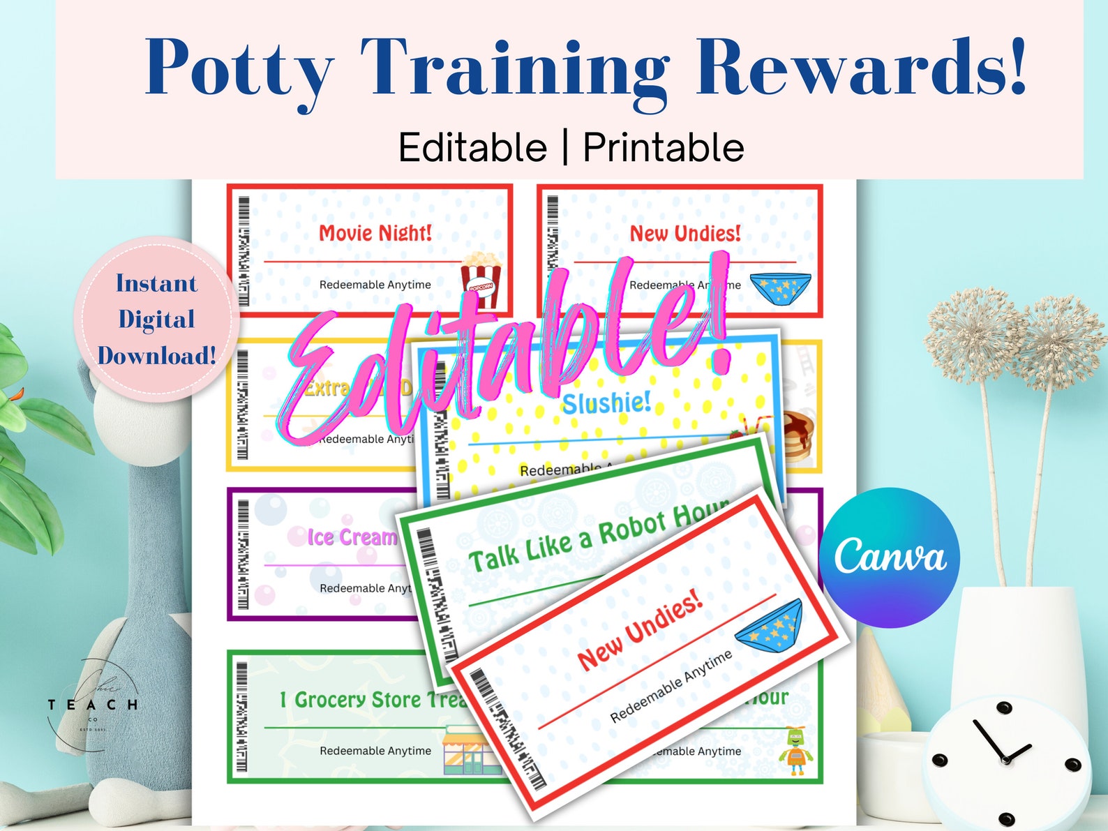 Potty Training Chart Bundle Montessori Potty Chart Boy Printable Girl ...