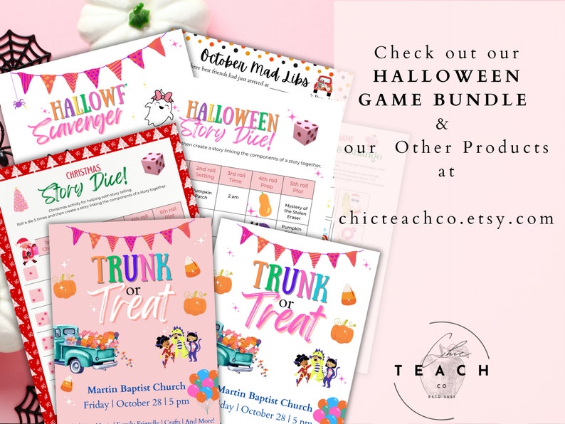 Mad Libs Halloween Game Printable for Elementary and Middle School Kids ...