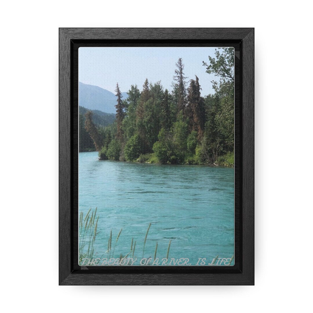 River of Life High Quality Gallery Canvas Wraps, Vertical Frame - Etsy