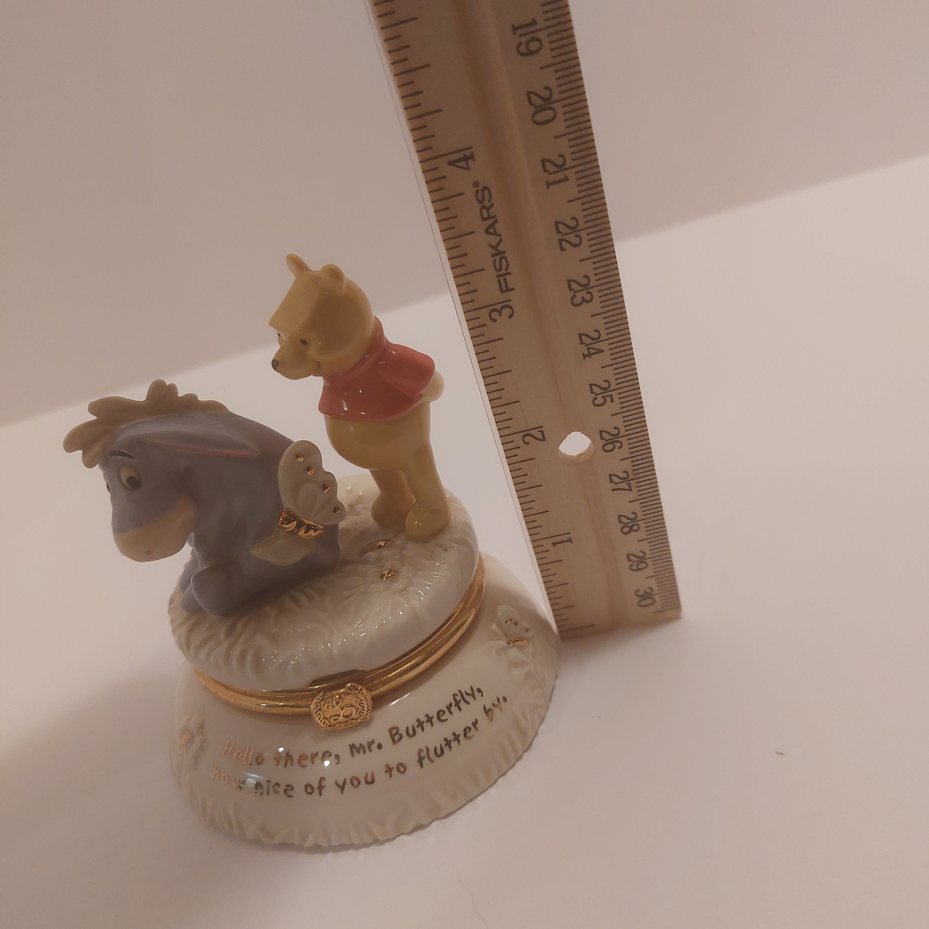 Winnie the Pooh and Eeyore Figurine and Trinket Box - Etsy