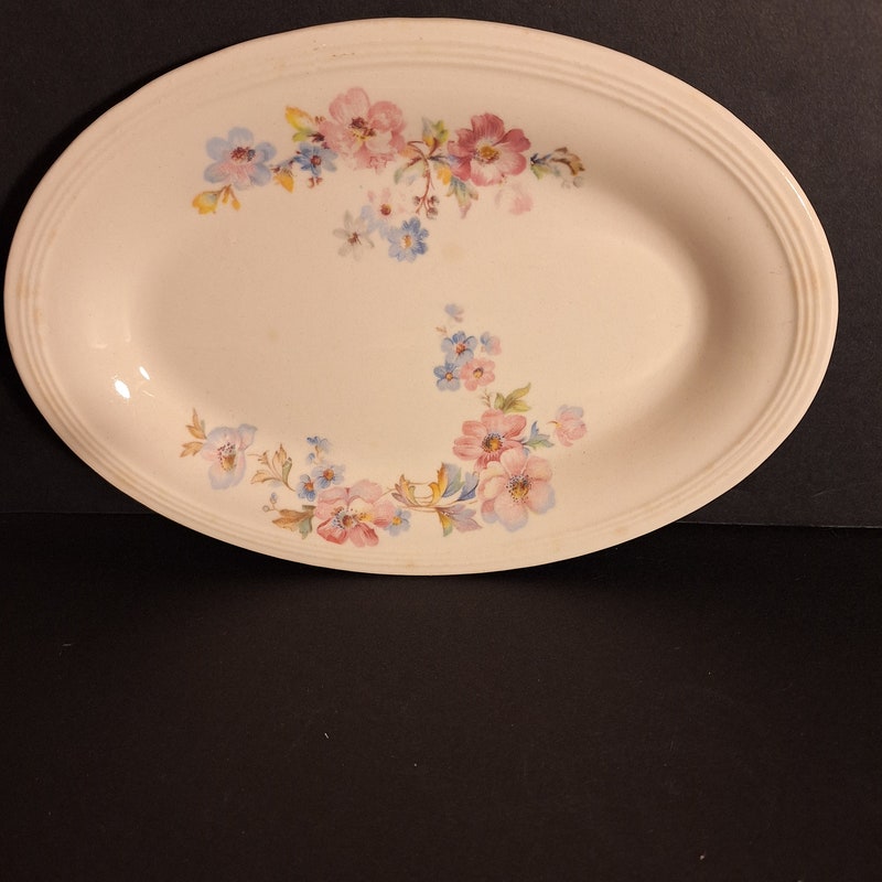 Edwin M Knowles Platter - Etsy