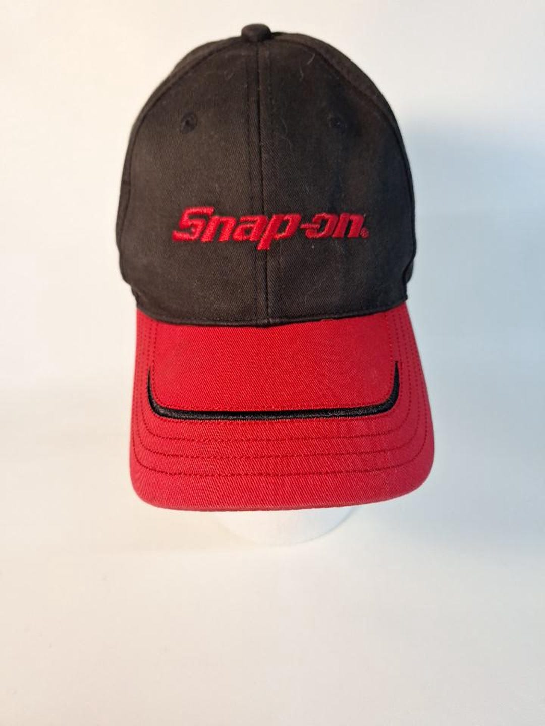 Snap on Logo Ball Cap. Adjustable Back,red and Black. Very Good ...