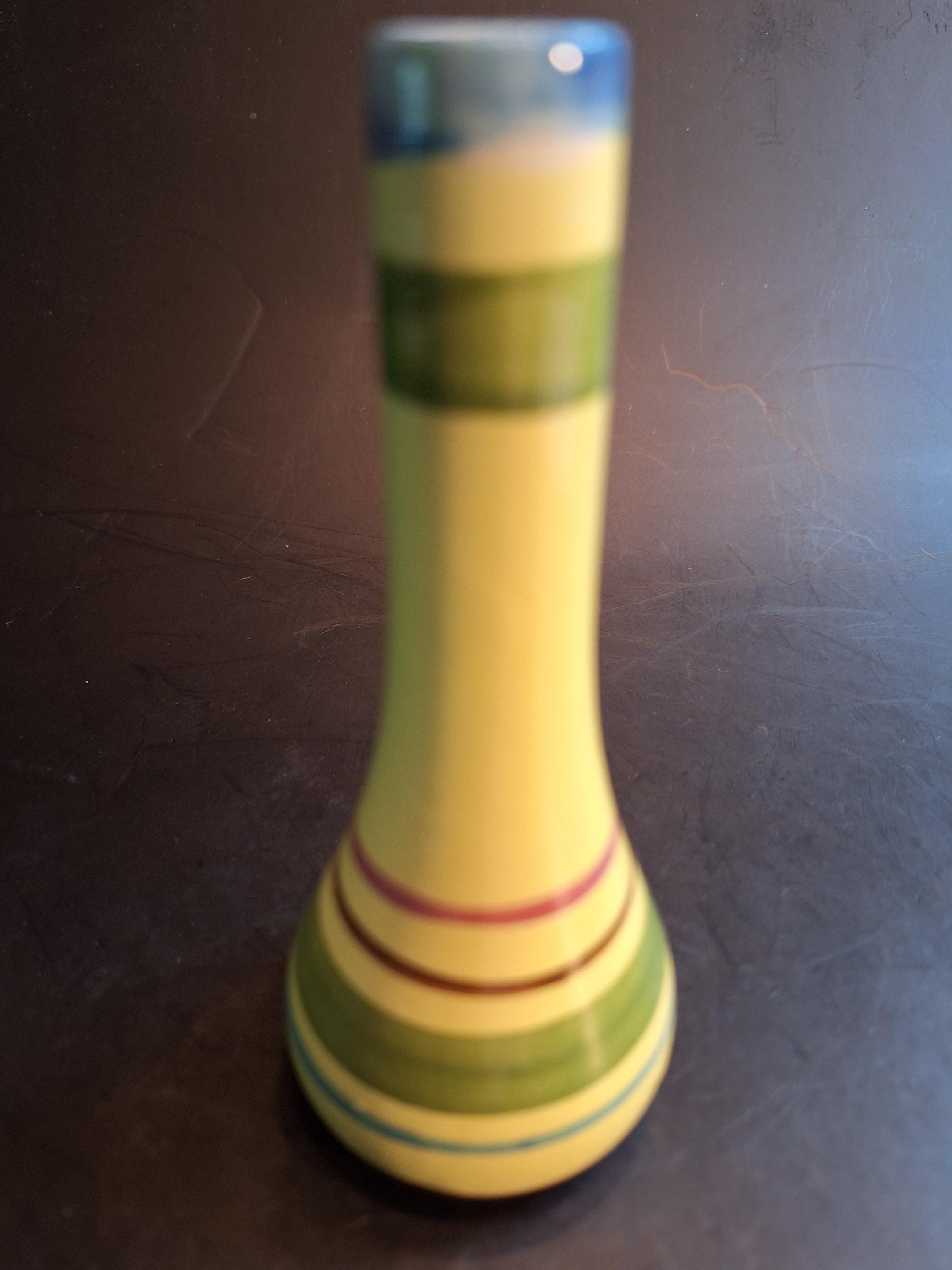 Hand Painted Miniature Bud Vase: Glazed Ceramic, Made in Portugal - Etsy
