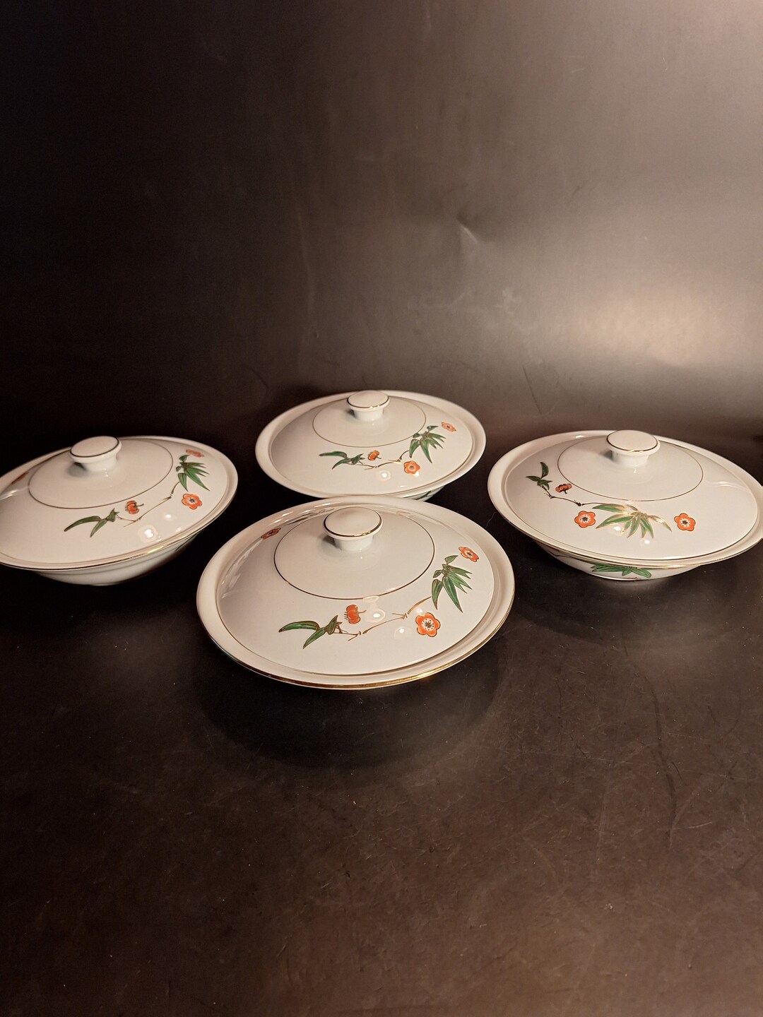 Covered Soup Bowls, Set of 4 - Etsy