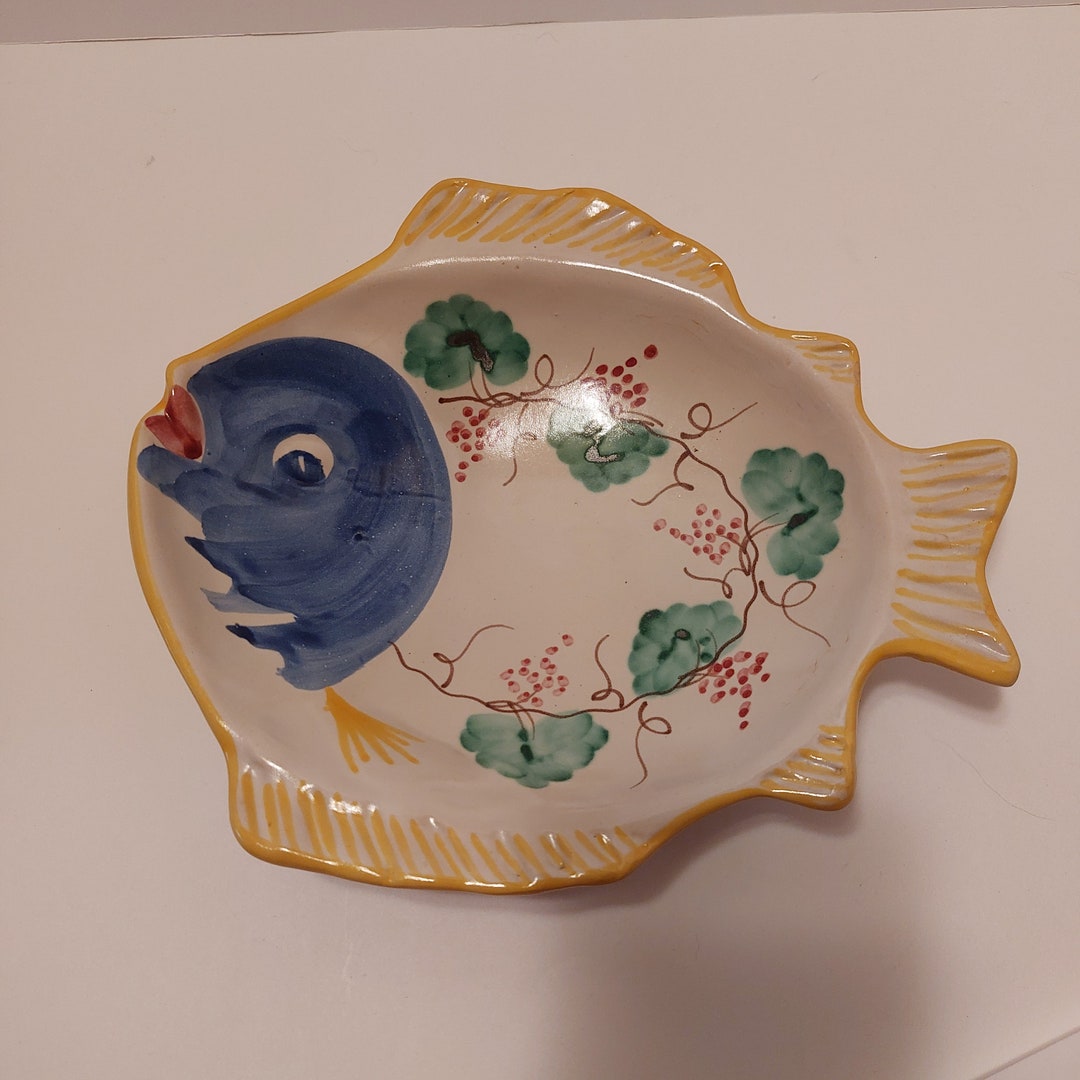 Solimene Fish Serving Dish Made in Italy - Etsy