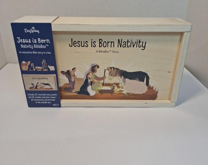 Day Spring "jesus is King" Childs Bible Box Nativity Set. - Etsy