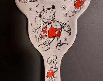 Vintage Walt Disney World Gourmet Mickey Mouse Spoon Rest Stoneware ...