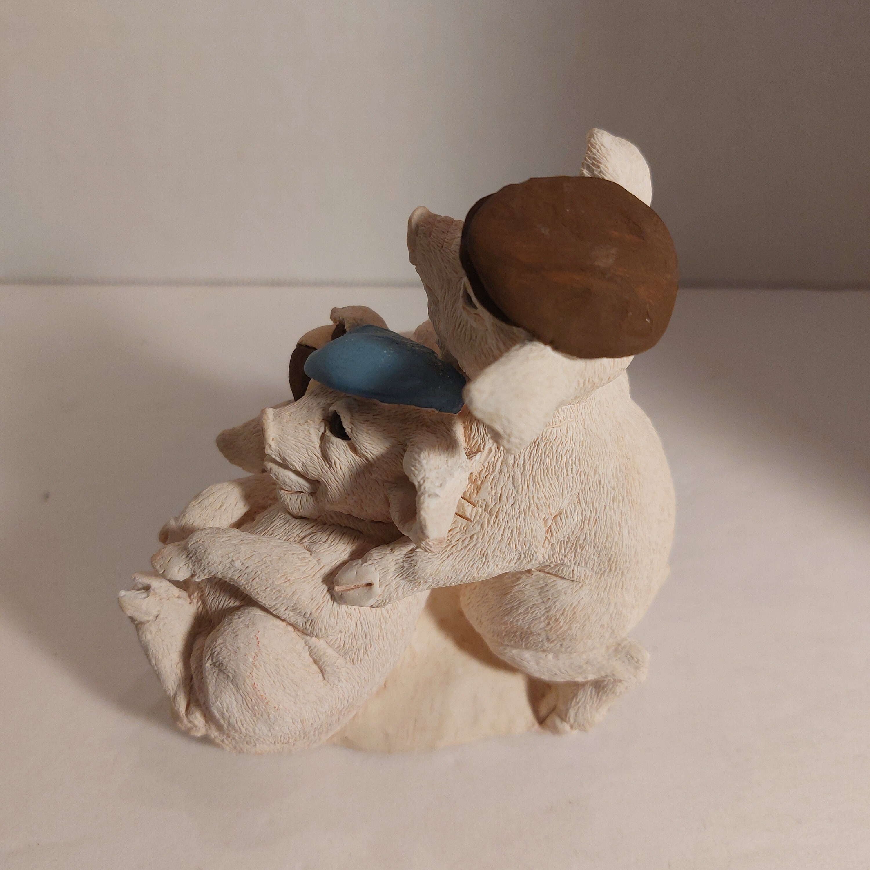 Three Little Pigs Figurine by Stone Critters - Etsy