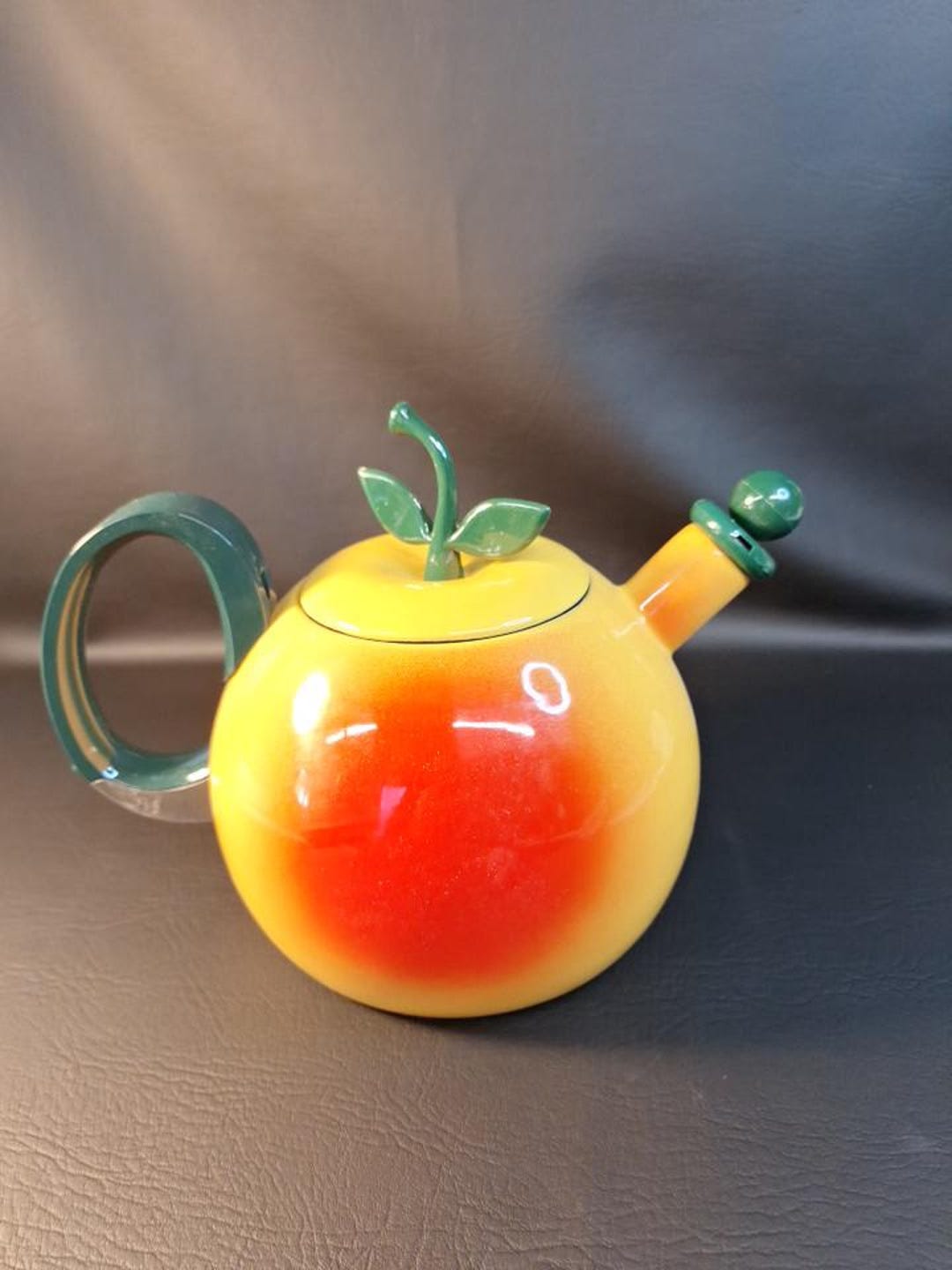Vintage Copoc georgia Peach Tea Kettle With Harmonic Whistle Sound ...