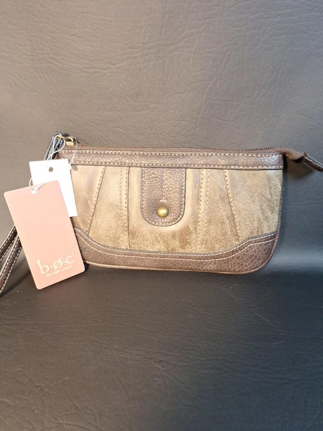New BOC Wristlet With Tags. Chocolate Brown. - Etsy