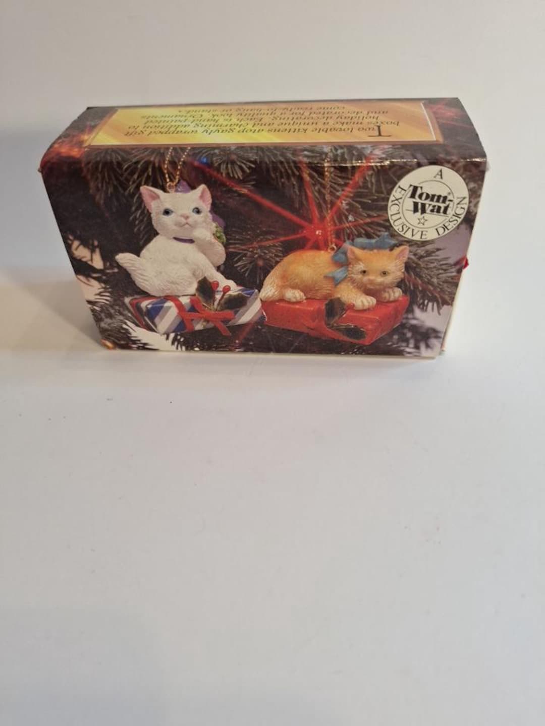Tom-wat Vintage Kittens With Gift Box. 1980's. Good Condition. String ...