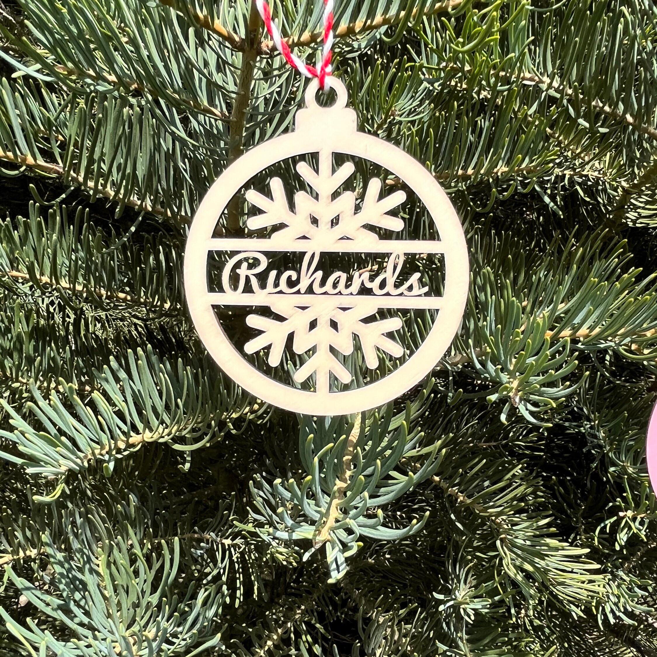 Personalized Christmas Ornament, Name Ornament, Custom Name Ornament ...