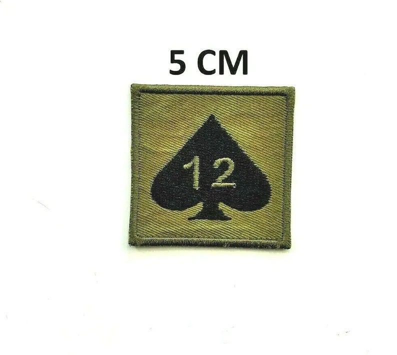 12 Mech Brigade Green TRF Flash MTP Army Military Embroidered ...