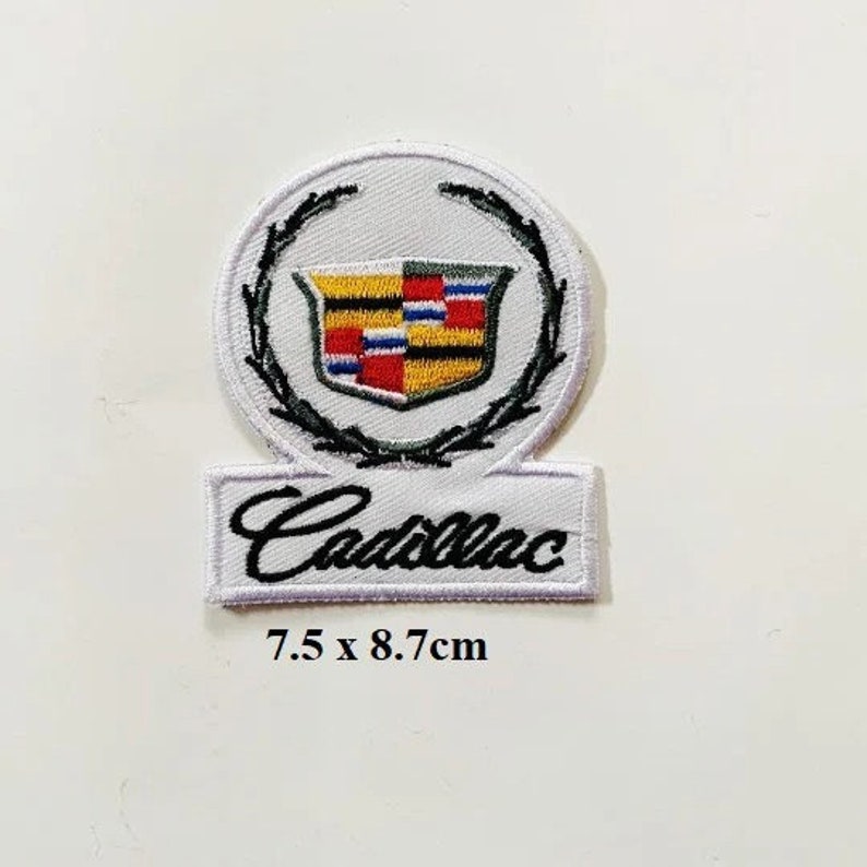 Cadillac Car Embroidered Iron on Sew on Patch Badge Luxury ...